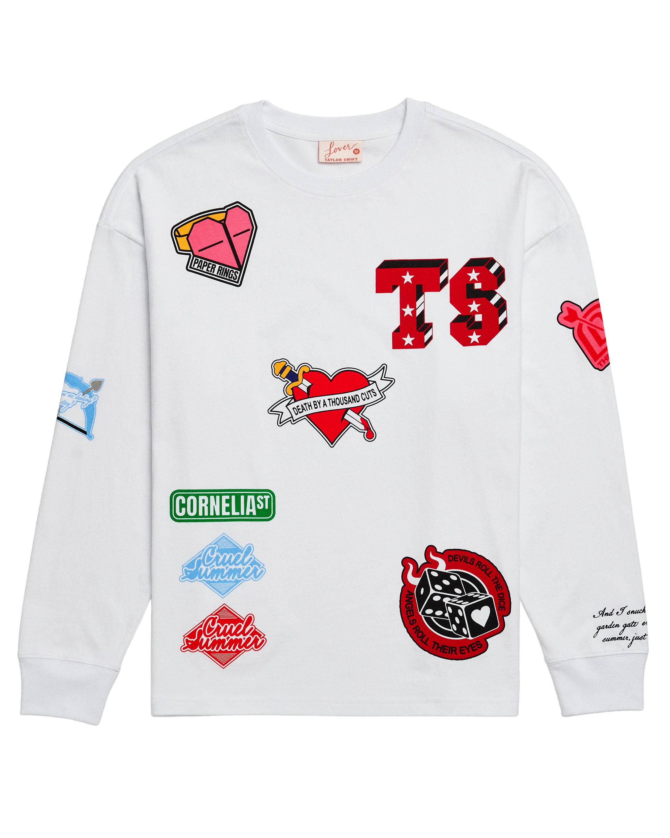 Lover Album Long Sleeve T-Shirt – Taylor Swift UK Store