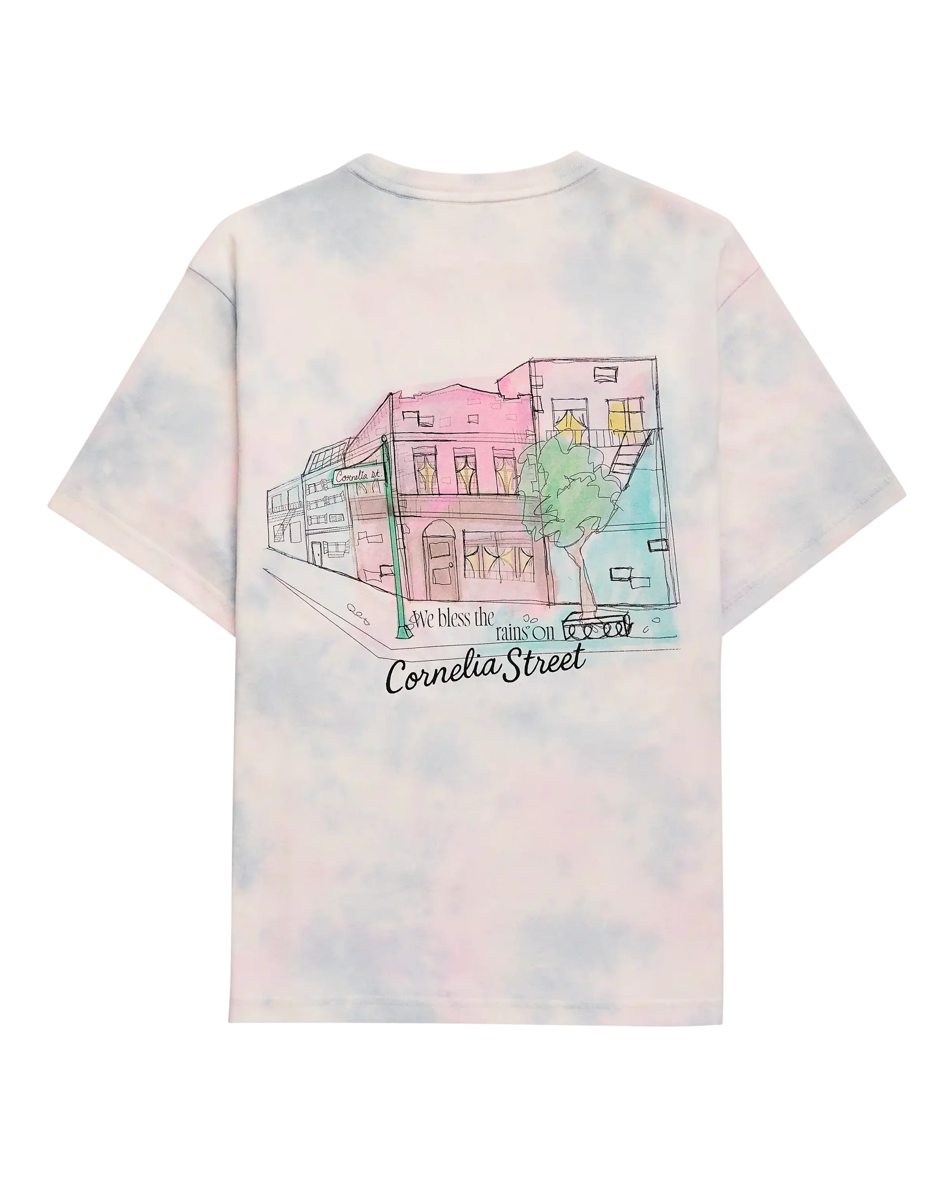 We Bless the Rains on Cornelia Street Tie Dye Tee – Taylor Swift UK Store
