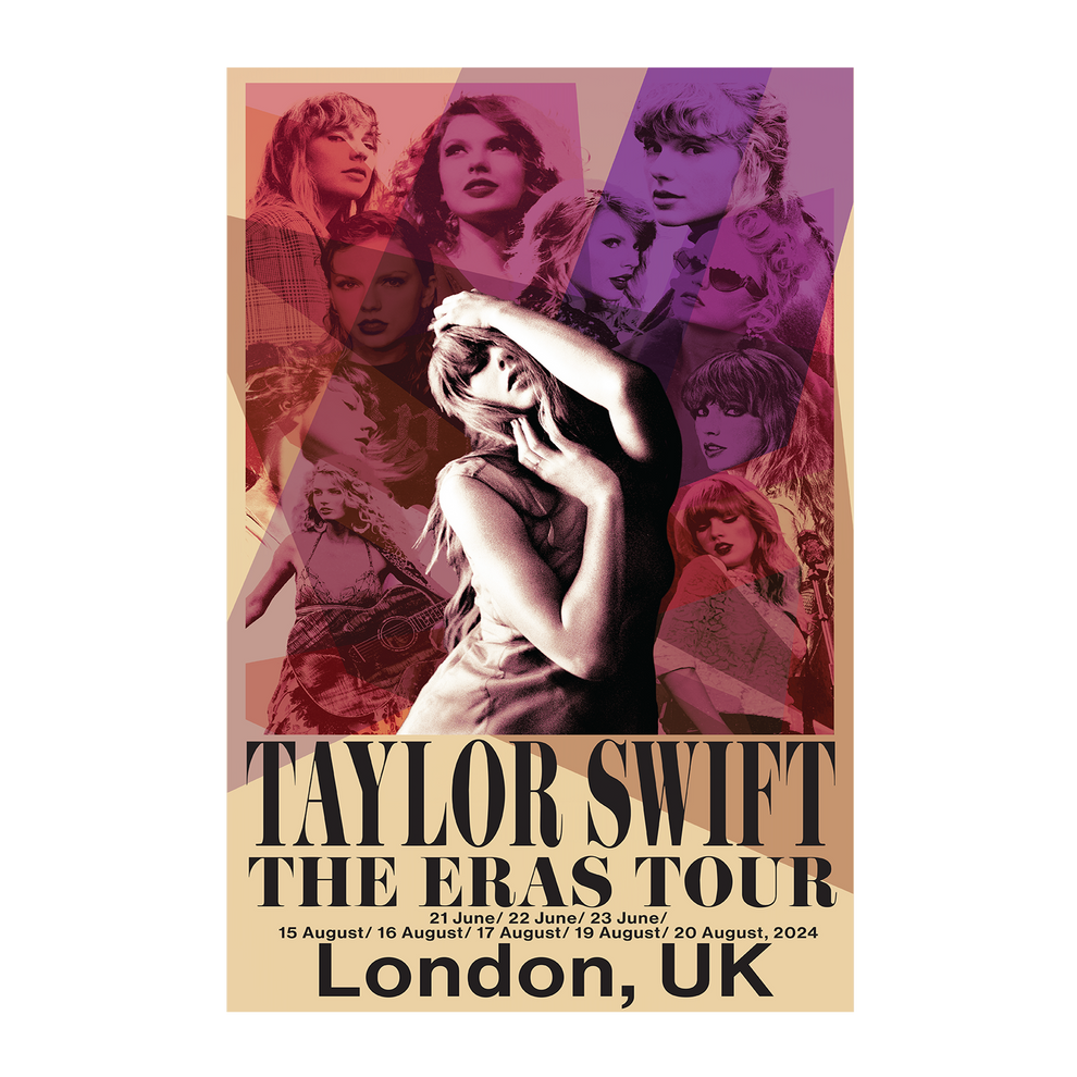 Taylor Swift The Eras Tour London, UK Poster II – Taylor Swift UK Store