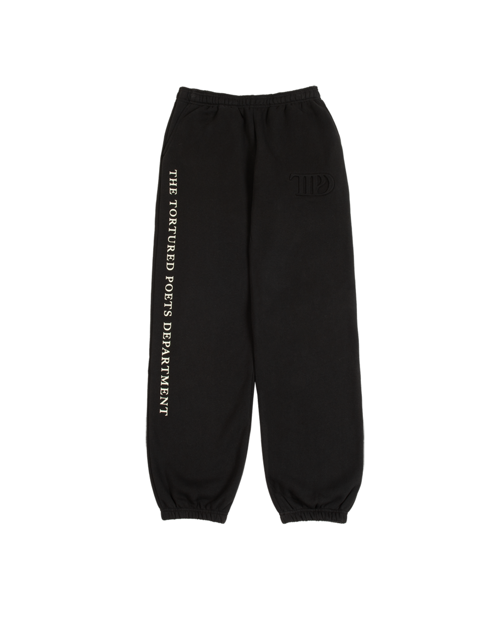 TTPD Black Embossed Sweatpants – Taylor Swift UK Store